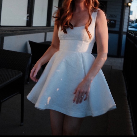 Showpo. | Dresses | Showpo White Mini Dress | Poshmark